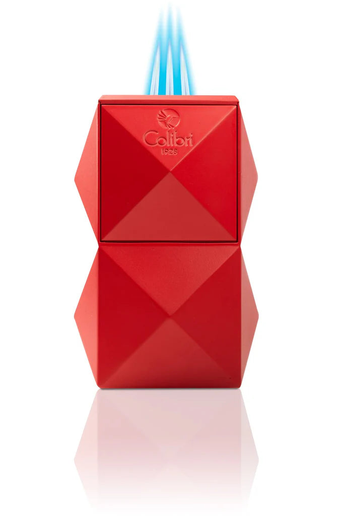 Colibri Quasar Red Triple Torch Table Lighter - LI710T4 – Vasco Cigars